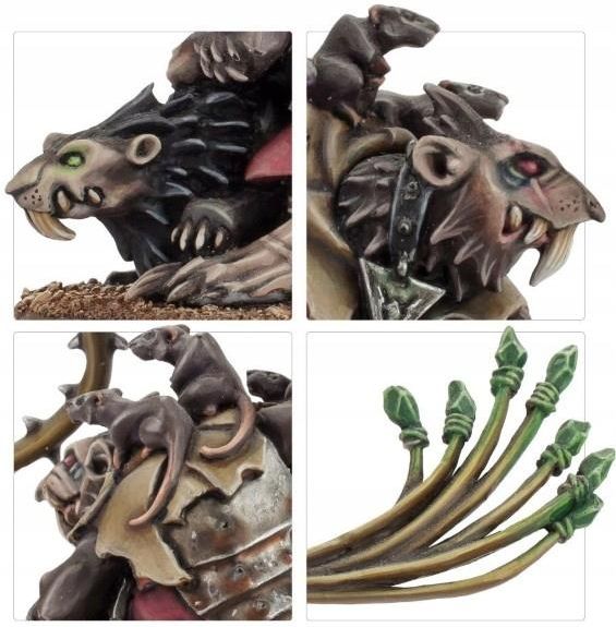 Games Workshop Warhammer Age of Sigmar Skweel Gnawtooth Packmaster ...