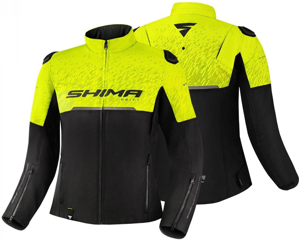Odzież motocyklowa Shima Kurtka Drift Lady Fluo Czarny - Opinie i ceny ...