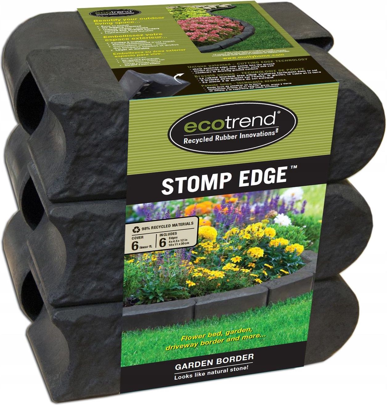 Multy Home Obrzeże Ogrodowe Trawnikowe Stomp Edg 30X10X12 Gra - Ceny i ...