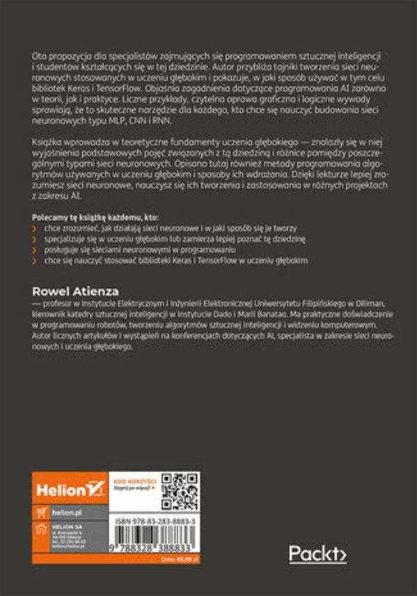 Deep learning z TensorFlow 2 i Keras dla zaawansowanych. Sieci GAN i ...