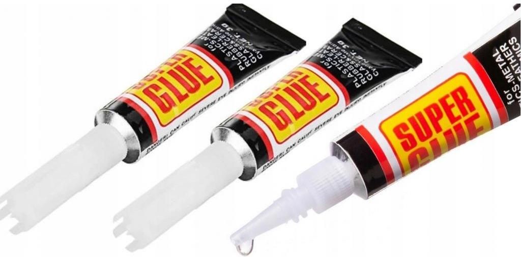 Super Glue Klej Mocny Szybkoschnący Zestaw 3Szt - Ceny i opinie - Ceneo.pl