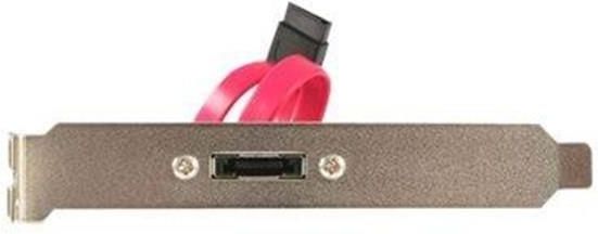 StarTech.com eSATA Cable with External Slot Plate (ESATAPLATE1 ...