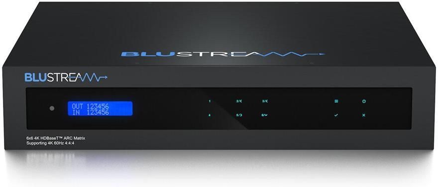 Blustream HMXL66ARC , Matryca wideo 6x6, HDMI, HDBaseT, HDMI 2.0, 4K 60 ...