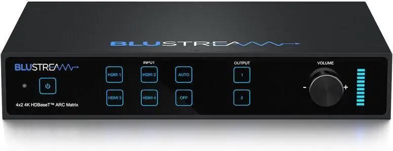 Blustream HMXL42ARC-KIT , Matryca wideo 4x2, HDMI, HDBaseT, HDMI 2.0 ...