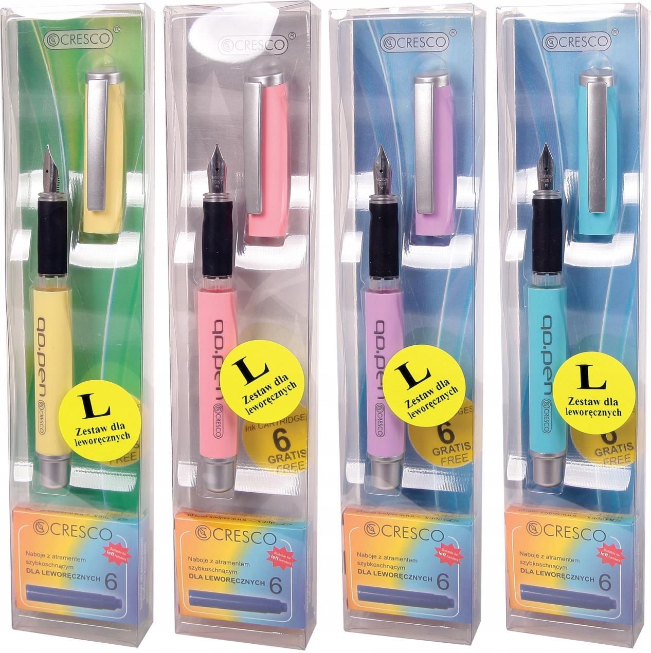 Pióro dla leworęcznych GoPEN Pastel +6naboi Cresco - Ceny i opinie ...