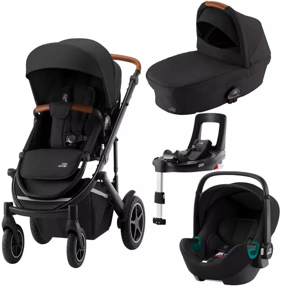 Wózek Britax Romer Smile III Space Black Głęboko Spacerowy + Fotelik ...