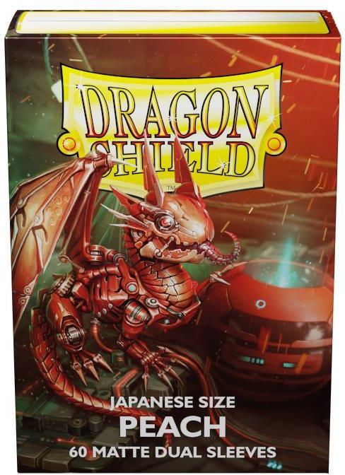 Dragon Shield Japanese Matte Dual Peach Piip (60 Sleeves) - Ceny i ...