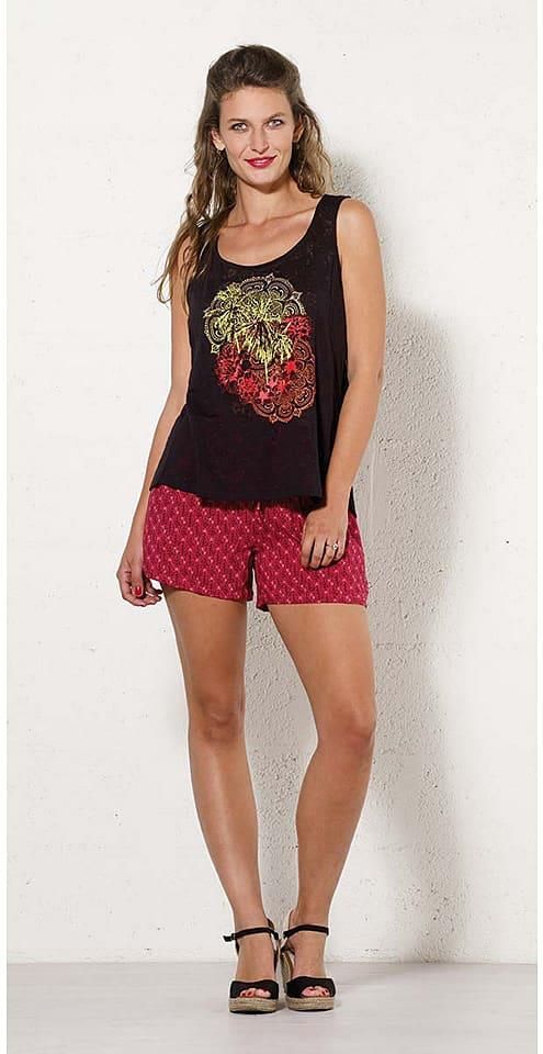 Coline Top w kolorze czarnym ze wzorem - Ceny i opinie - Ceneo.pl