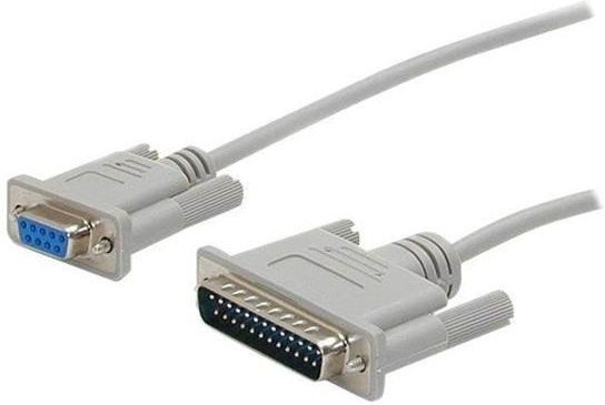 StarTech.com 10 ft. Cross Wired Serial/Null Modem Cable DB9F to DB25M (SCNM925FM) - Opinie i ...