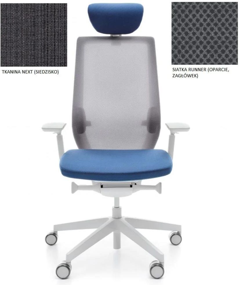 Profim Fotel Ergonomiczny Accis Pro 151Sfl Ciemnoszary/Czarny Z ...