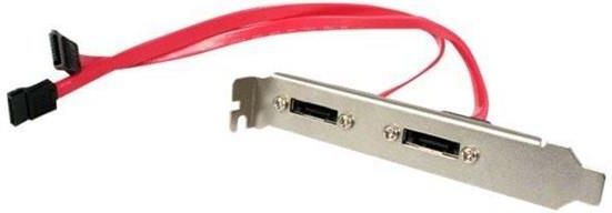 StarTech.com 2 port SATA to ESATA Slot Plate M/F (ESATAPLATE2) - Opinie ...