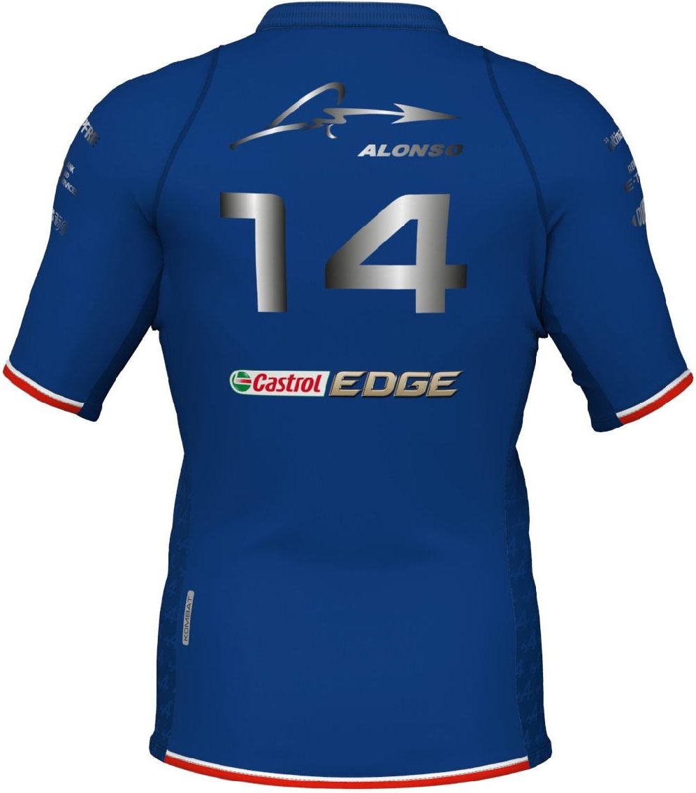 Koszulka T-shirt męska Team Fernando Alonso Alpine Racing F1 2022 ...