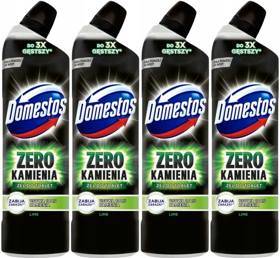 Domestos Zero Kamienia Żel Wc Lime Zestaw 4X 750Ml - Opinie i ...