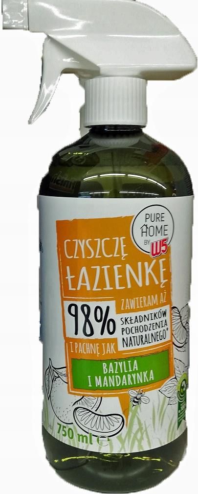 Pure Home Ekologiczny Płyn Do Czyszczenia Łazienki W5 750Ml (118770 ...