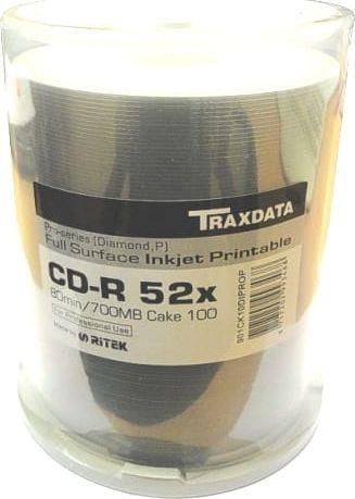 Nośnik danych Traxdata CD-R 700 MB 52x 100 sztuk (TRCGCD) - Opinie i ...