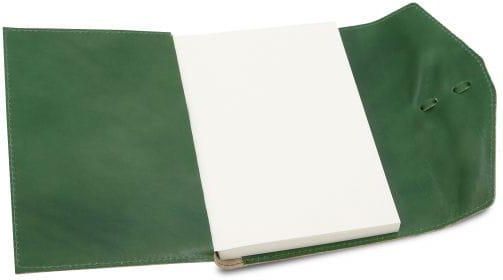 Tuscany Leather Skórzany notatnik / notes, kolor zielony TL142027 ...