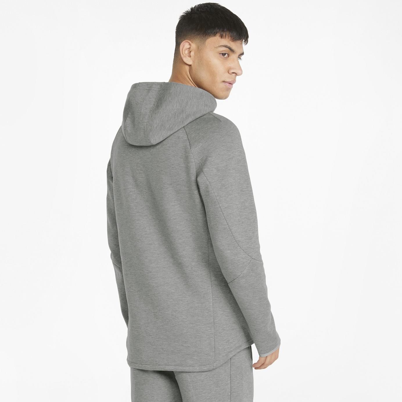 Męska Bluza PUMA EVOSTRIPE HOODIE MEDIUM GRAY HEATHER 84740003 – Szary ...