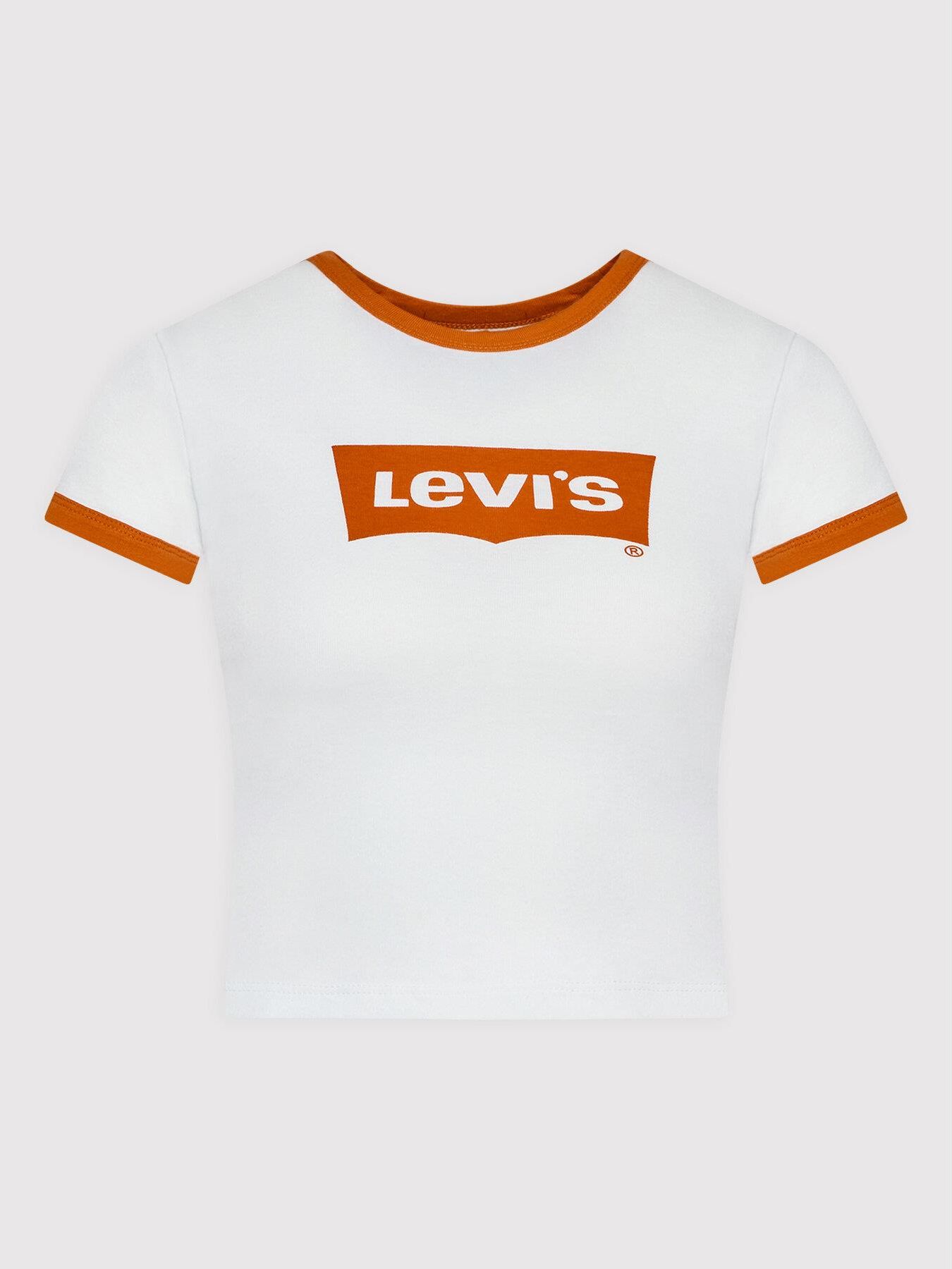 Levi's® T-Shirt Graphic Ringer A3523-0004 Biały Regular Fit - Ceny i ...