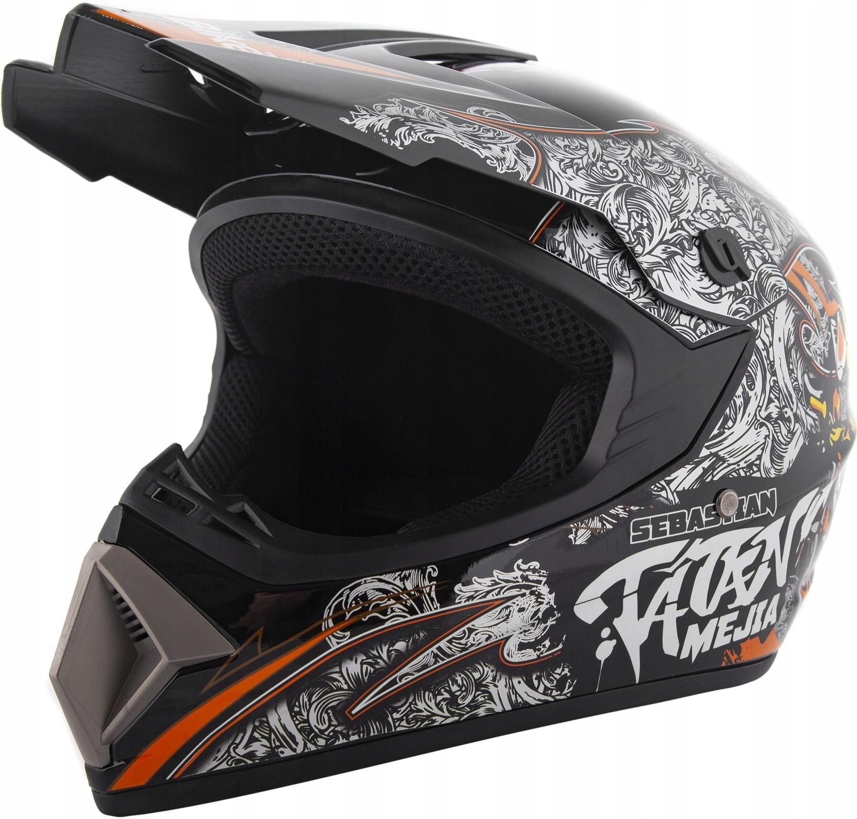 Kask motocyklowy City-Bike Crossowy Lekki Na Enduro Quad Atv Cross ...