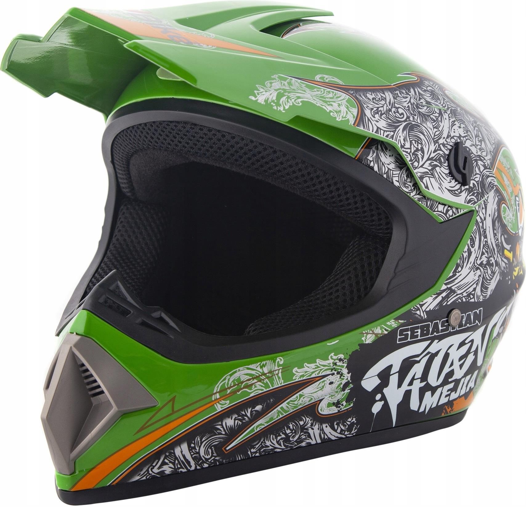 Kask motocyklowy City-Bike Crossowy Lekki Na Enduro Quad Atv Cross ...