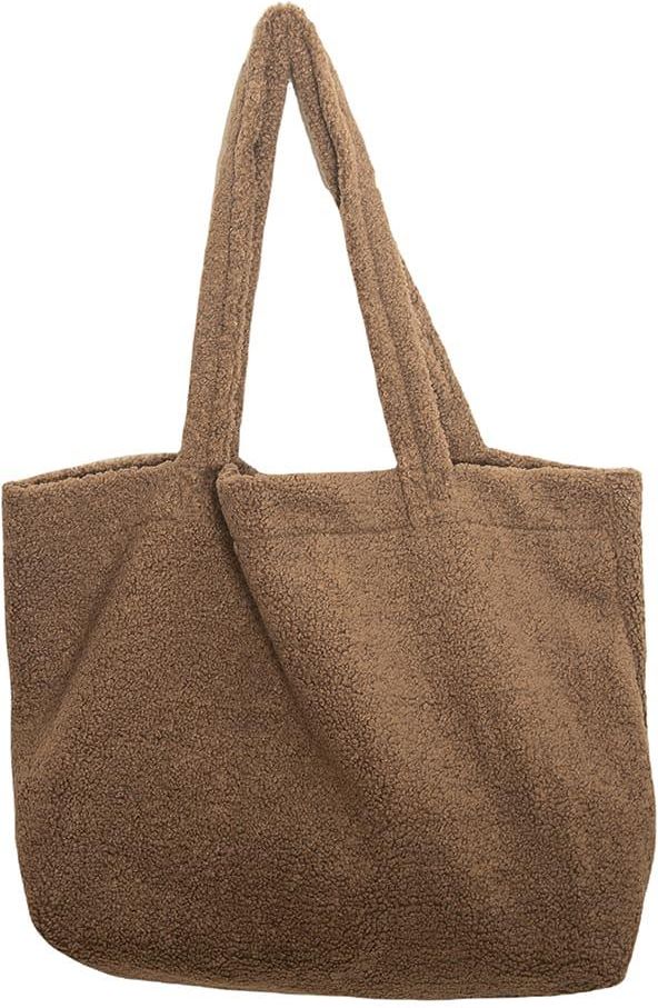 Little nice things Shopper bag w kolorze jasnobrązowym - 59 x 46 x 10 ...