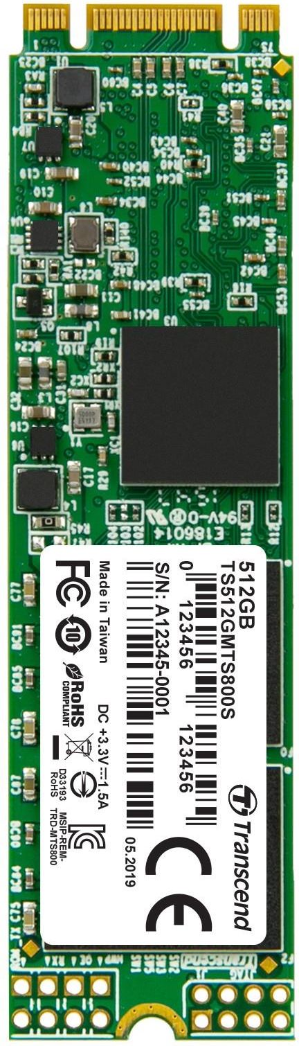 Dysk serwerowy Transcend M.2 Ssd 800S 512Gb - 512 Gb 520 Mb/S 6 Gbit/S ...