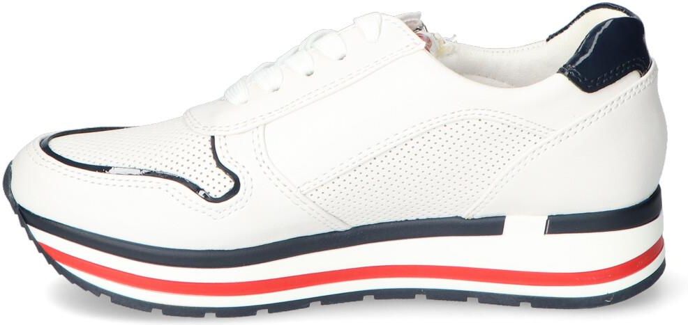 Sneakersy Marco Tozzi 2-23717-26 Białe/Granatowe lico - Ceny i opinie ...