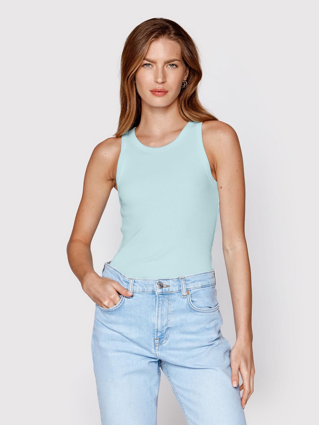 Samsøe Samsøe Top Alexo F00001111 Niebieski Slim Fit - Ceny i opinie ...