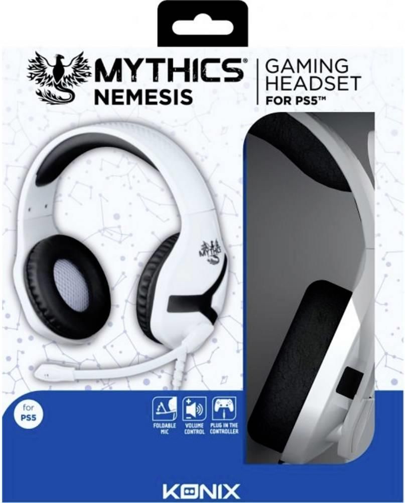 Konix NEMESIS PS5 HEADSET czarny/biały (NEMESISPS5HEADSET) - Opinie i ...