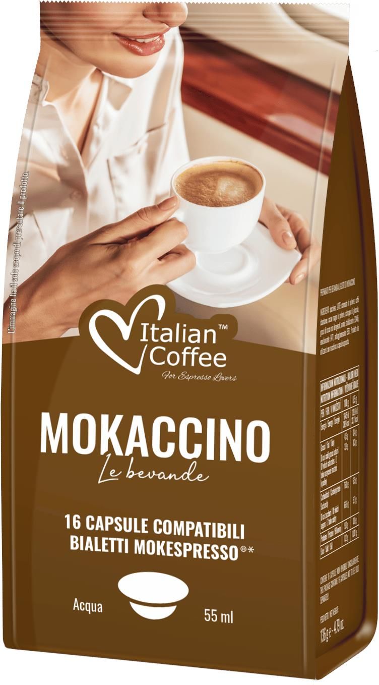 Kapsułki do ekspresów Italian Coffee Mokaccino Kapsułki Do Bialetti ...