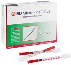 Strzykawka Insulinowa Bd Mfp U40 0,3X8 30G 1Ml - ceny i opinie - Ceneo.pl