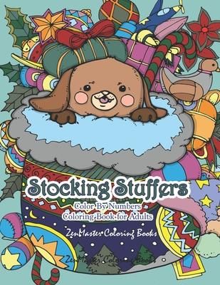 Stocking Stuffers Color By Numbers Coloring Book for Adults ...
