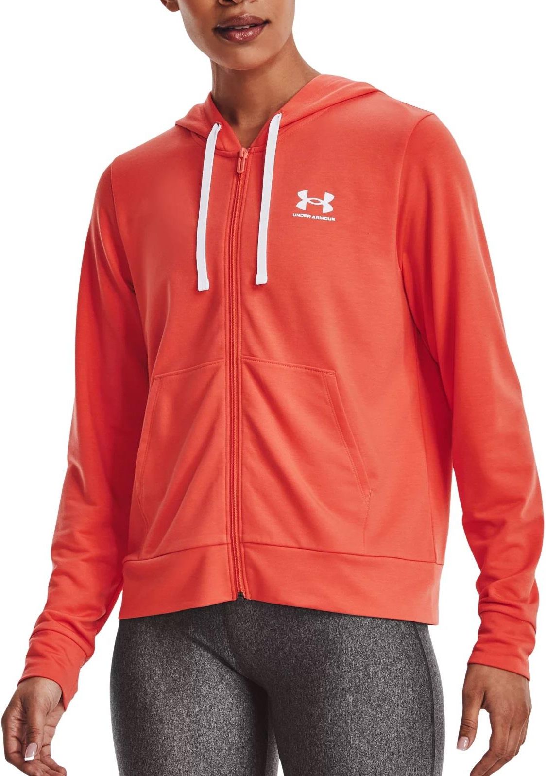 Bluza z kapturem Under Armour Rival Terry FZ Hoodie-ORG Rozmiar M - Ceny i opinie - Ceneo.pl