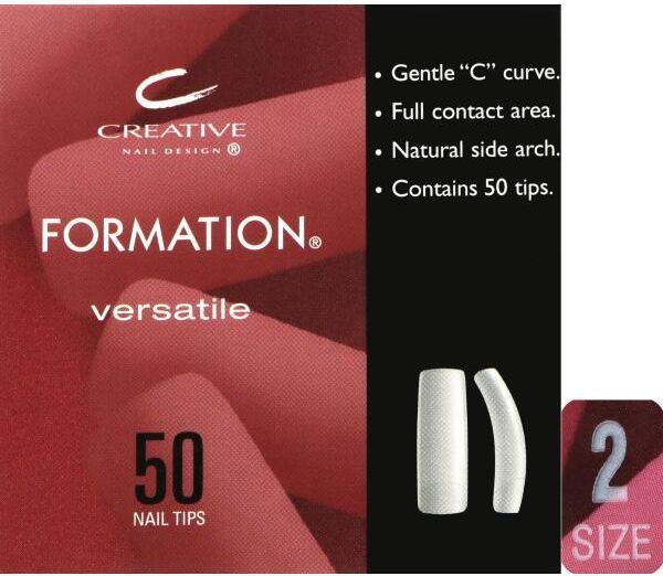 Cnd Tipsy Naturalnenatural Formation Tips 10 - Opinie i ceny na Ceneo.pl