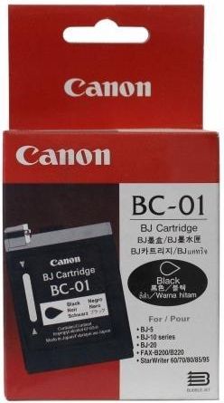 Tusz Canon BC-01 Black BubbleJet Printhead Inkjet Cartridge (0879A002AA ...