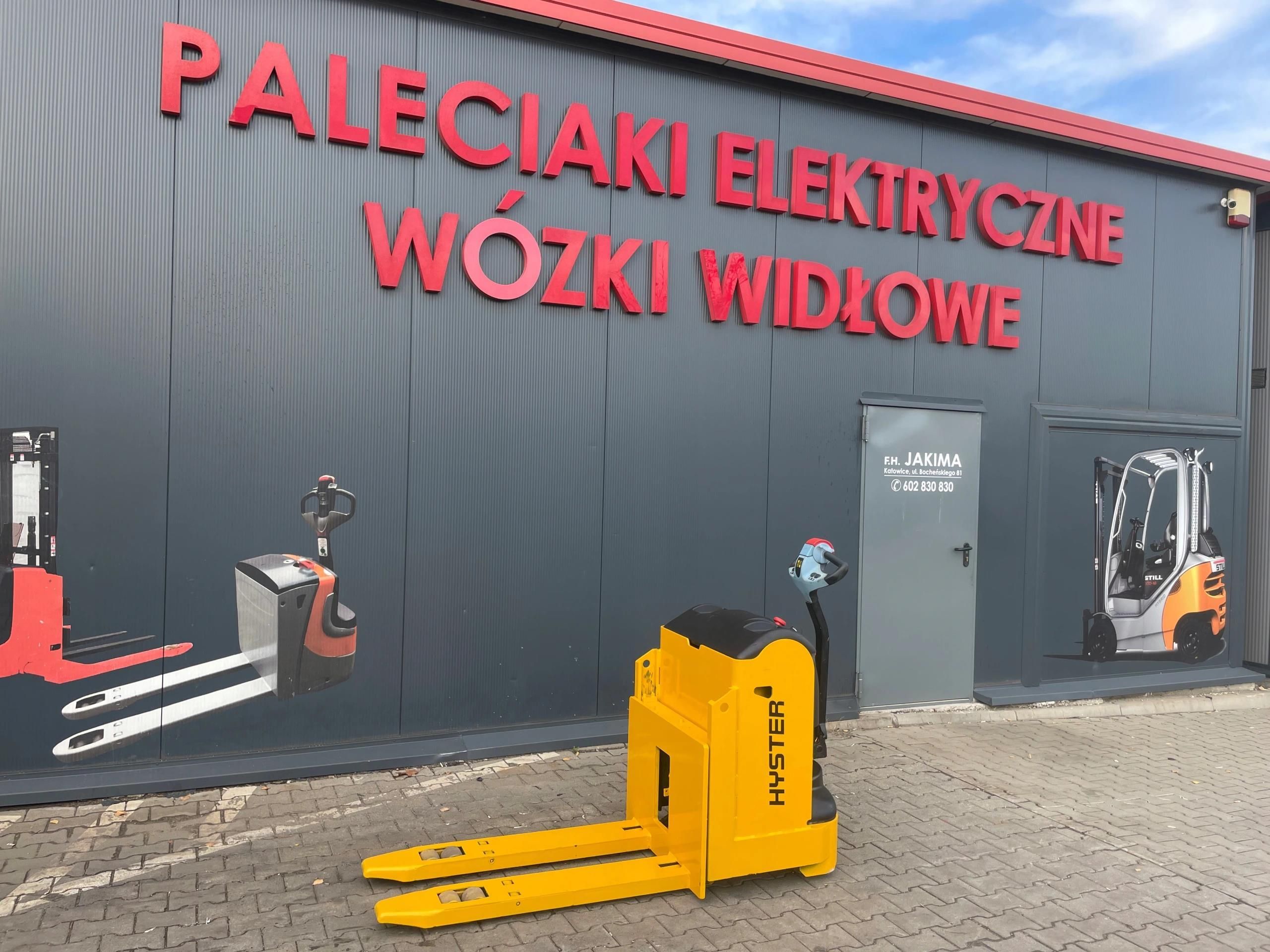 Paleciak elektryczny Hyster 2500 kg wózek paletowy - Opinie i ceny na ...