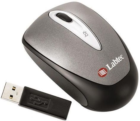 Mysz Logitech Labtec Wireless Laser Mouse, Silver (931732-0914 ...
