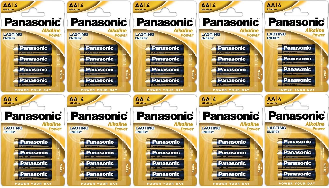 Baterie alkaliczne paluszki Panasonic LR6 Aa x40 - Ceny i opinie na ...