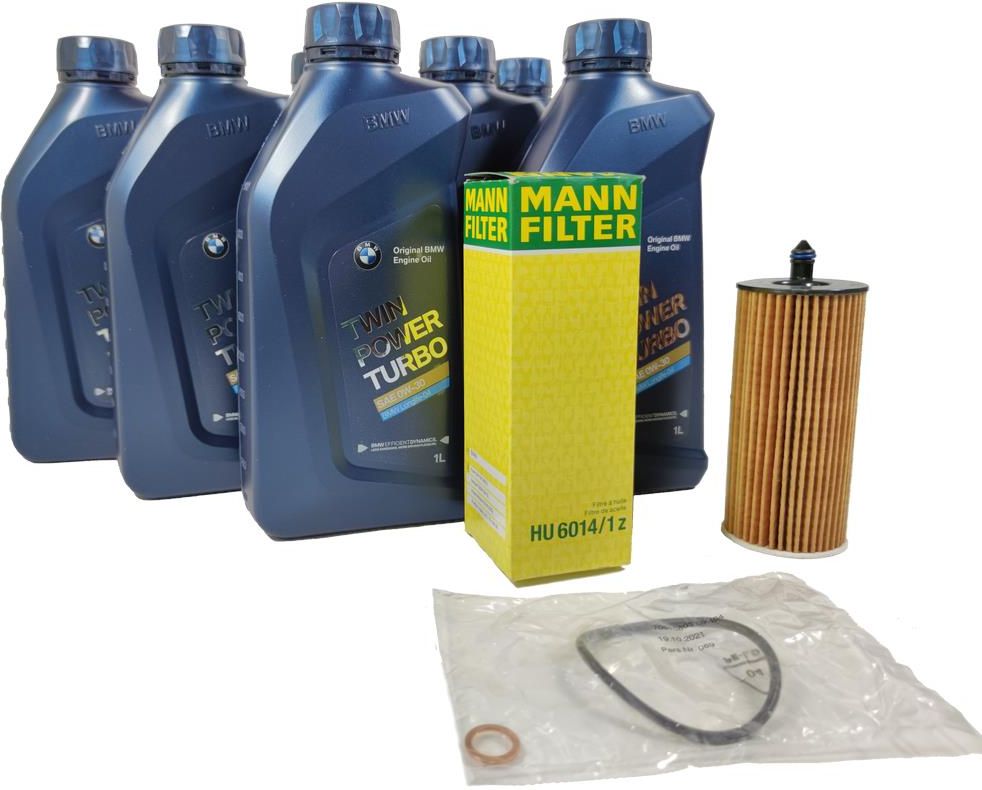 Filtr oleju Mann HU 6014/1 Z + oleju BMW 0w30 7 l - opinie i ceny na ...