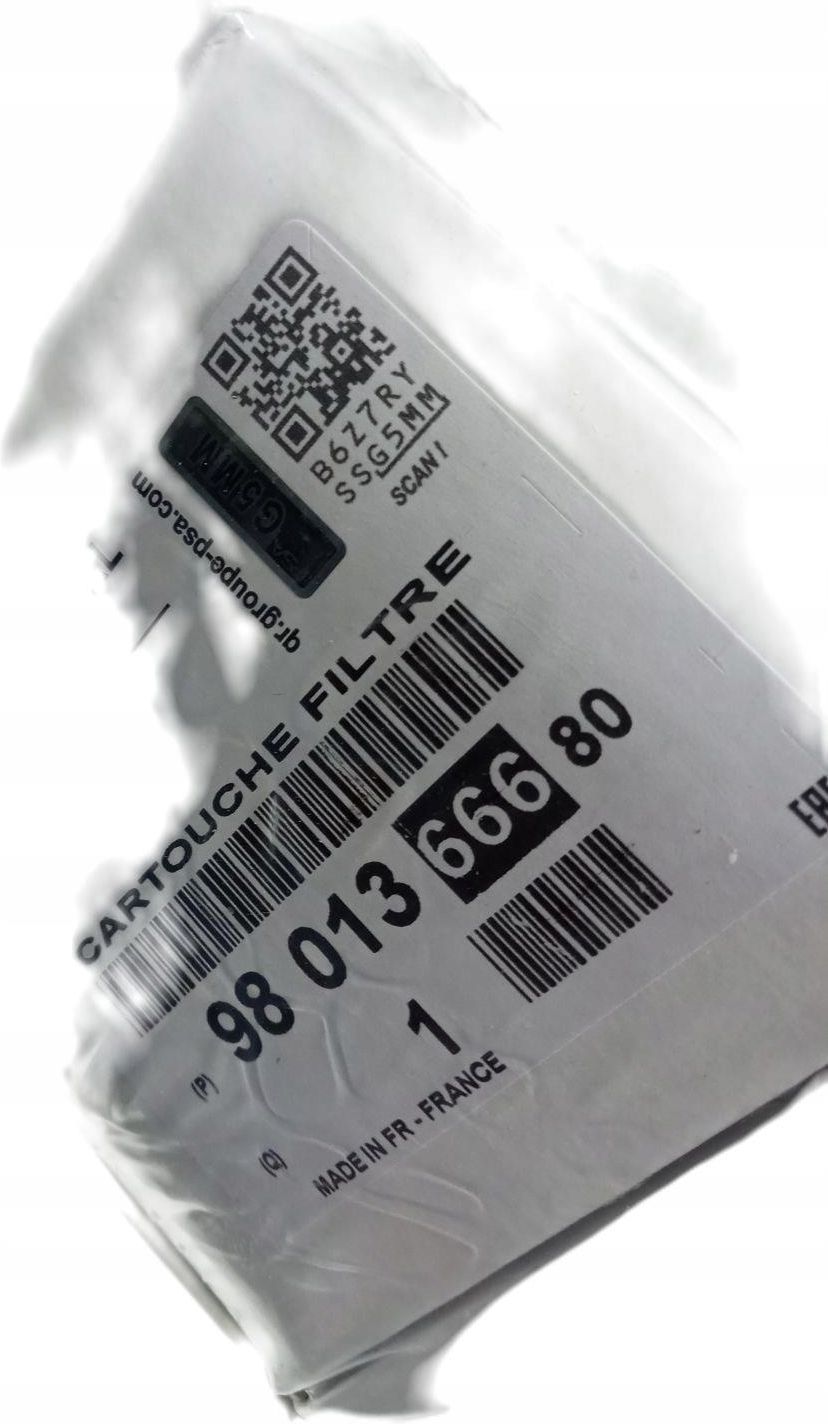 Filtr paliwa 9801366680 FILTR PALIWA ORYGINAŁ OE CITROEN PSA - Opinie i ...