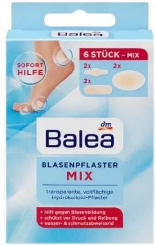 Balea, Plaster na pęcherze stóp, mix, 6 sztuk - Opinie i ceny na Ceneo.pl