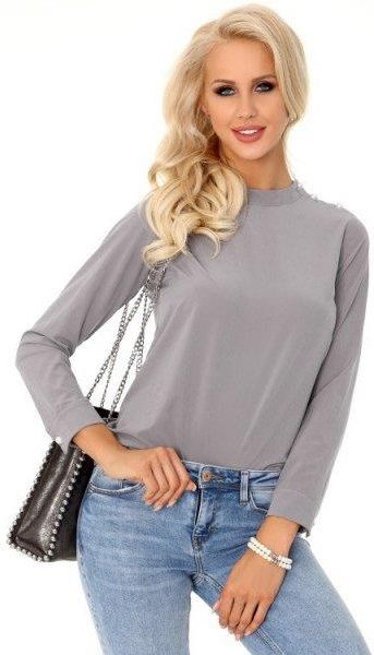 Bluzka Pernille Grey 85279 rozmiar - M - Ceny i opinie - Ceneo.pl