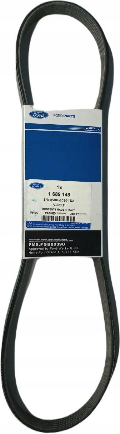 1689148 PASEK ORYGINAŁ OE FORD - Opinie i ceny na Ceneo.pl