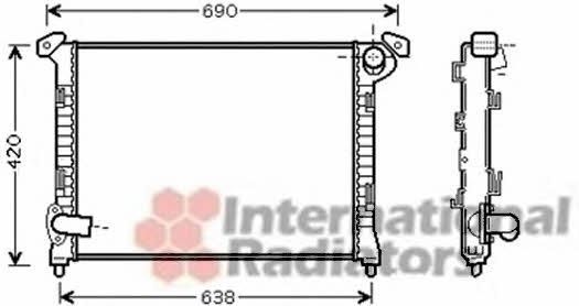 Van Wezel 06002314 Chłodnica, układ chłodzenia silnika - Opinie i ceny ...