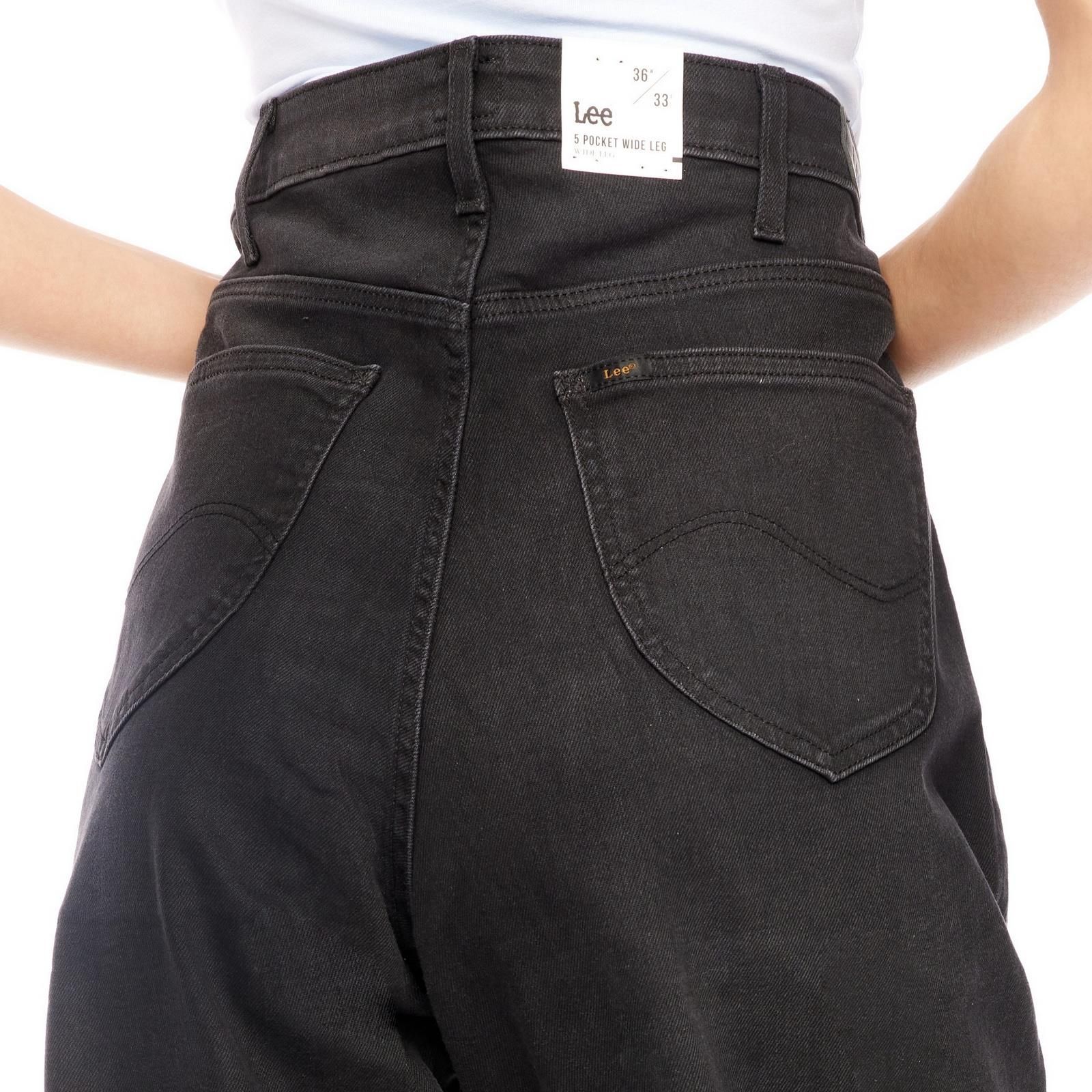 LEE WIDE LEG BLACK TYRO L30SCPJW - Ceny i opinie - Ceneo.pl