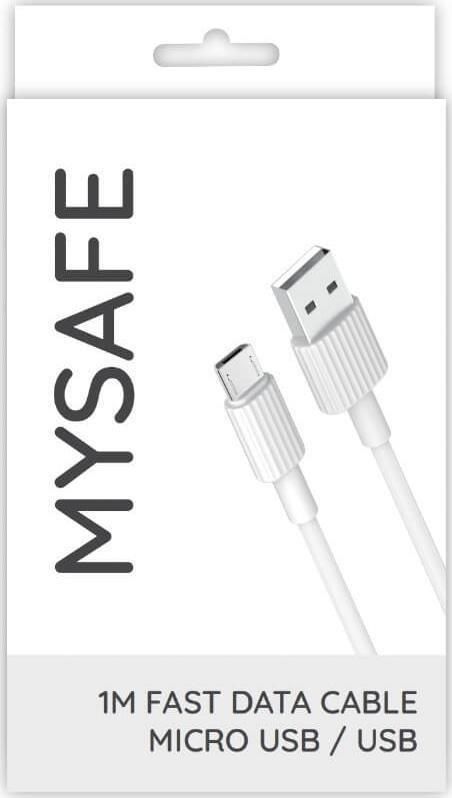 MYSAFE NB KABEL P156 MICRO USB 1M BIAŁY QUICK CHARGE (11039682) - Kable ...