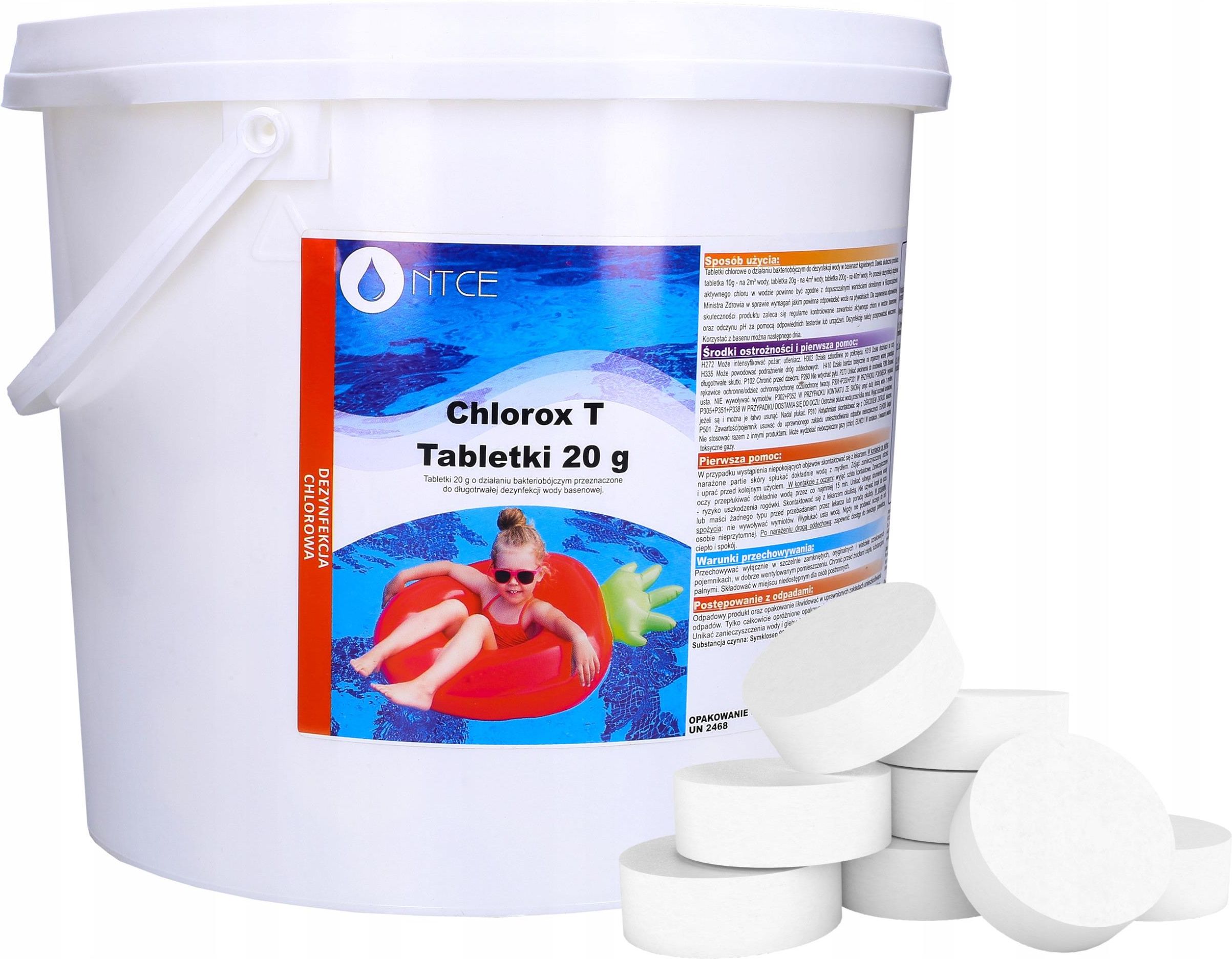 Ntce Chlor Do Basenu Tabletki 20G Chlorox T Op. 5Kg - Ceny i opinie ...