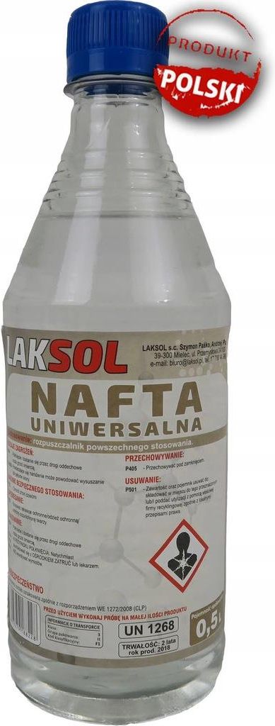 Laksol Nafta Uniwersalna Oświetleniowa 0 5L Antykorozyjna (Naf05 ...