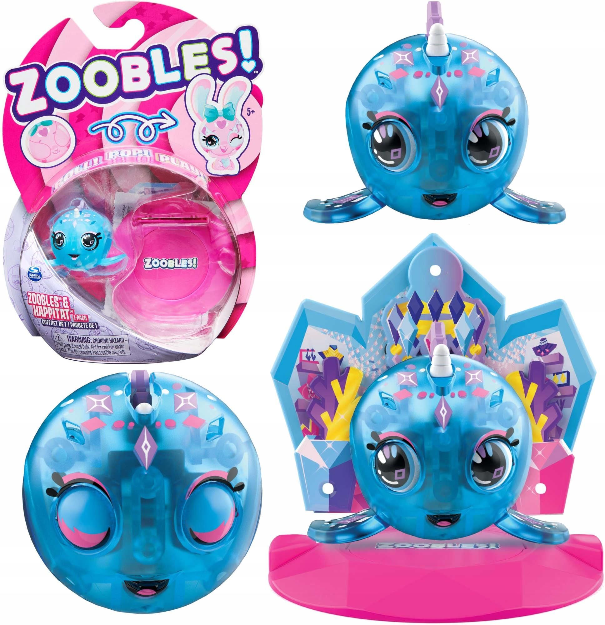 Spin Master Zoobles Animal Zwierzątko Sparkelle Narwhal Scena - Ceny i ...