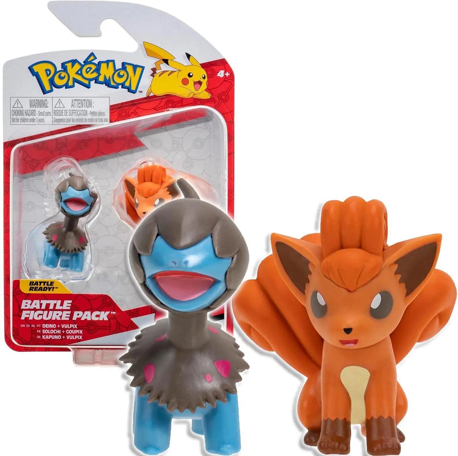 Pokemon Deino I Vulpix Figurka Kolekcjonerska Battle Figure Pack 2636 ...